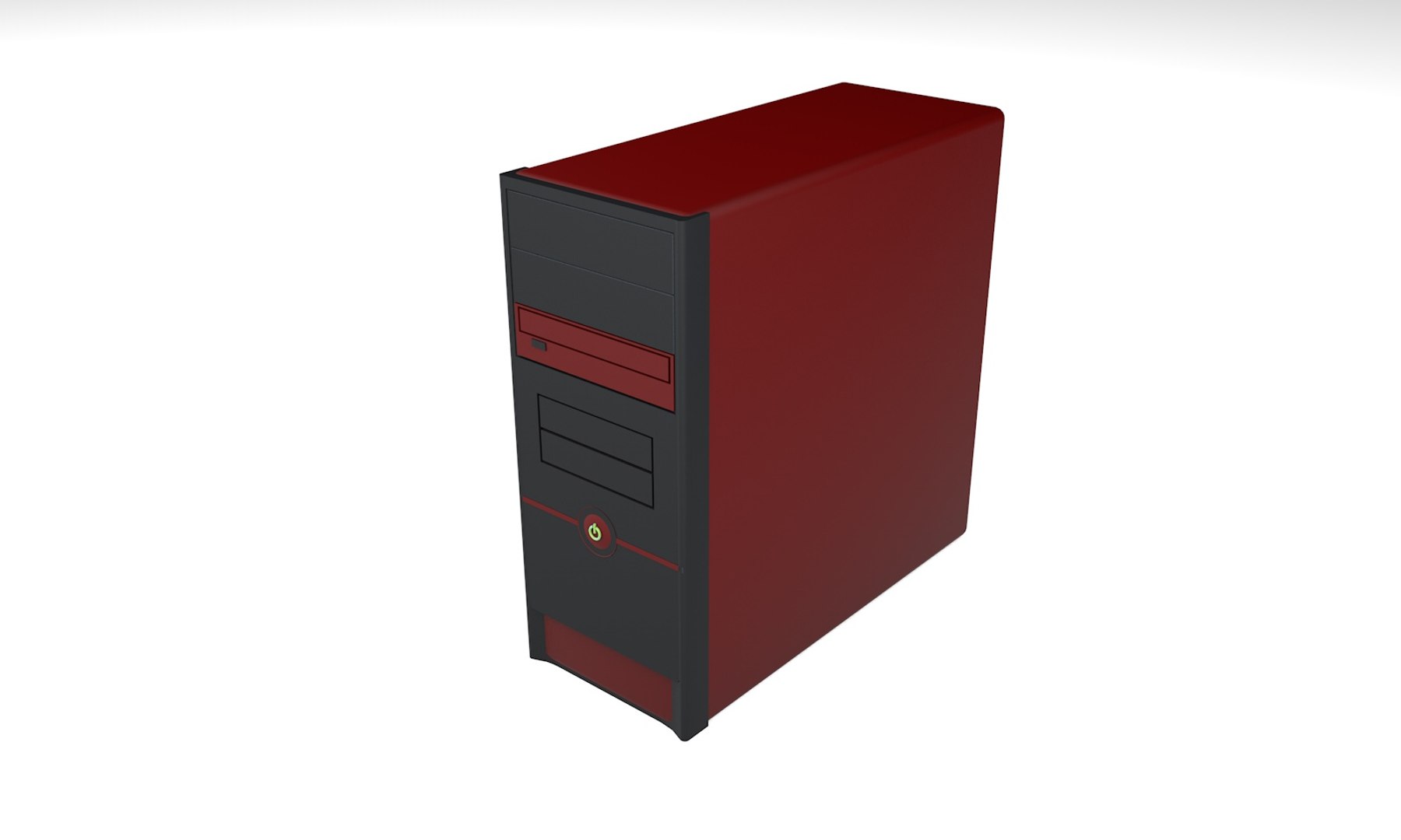 Pc Desktop Case 3d C4d