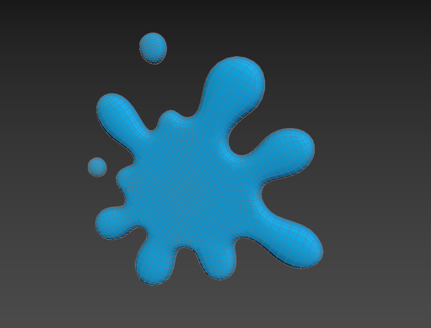 3D Cartoon Splash Model - TurboSquid 1600661
