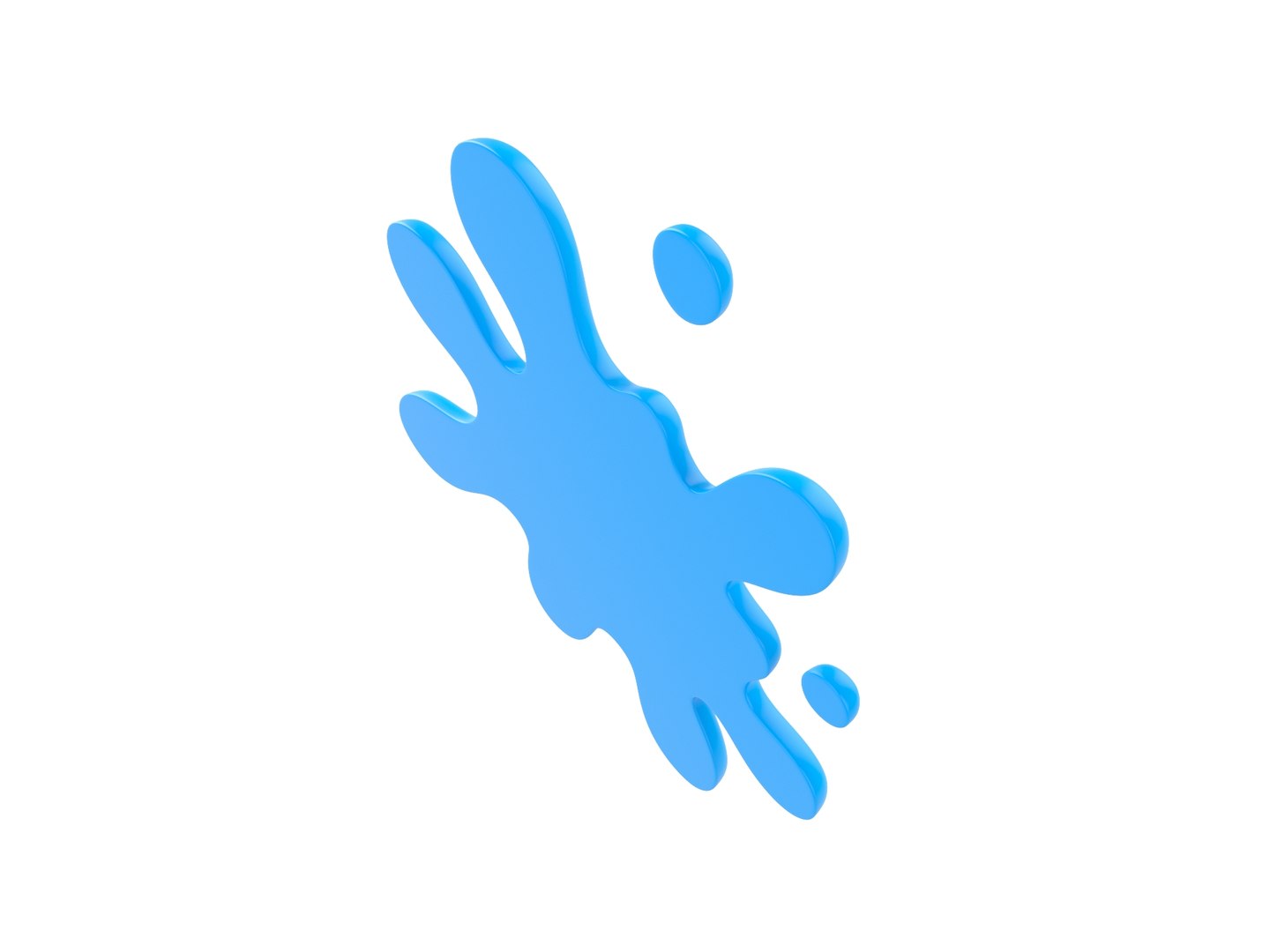 3D Cartoon Splash Model - TurboSquid 1600661