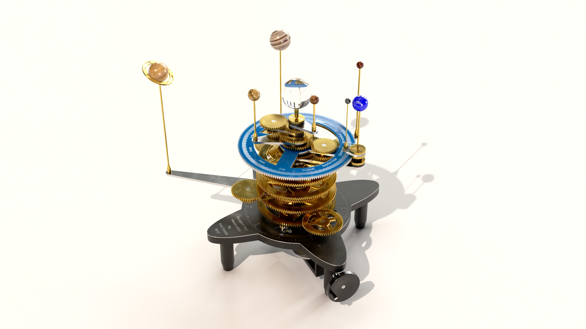 Mechanical Orrery Model - TurboSquid 2302486