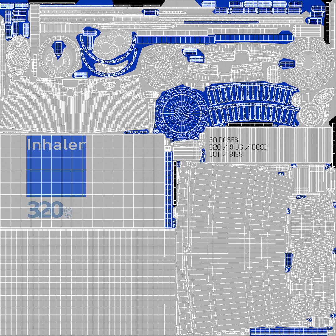 3D Copd Inhaler Open - TurboSquid 2181264
