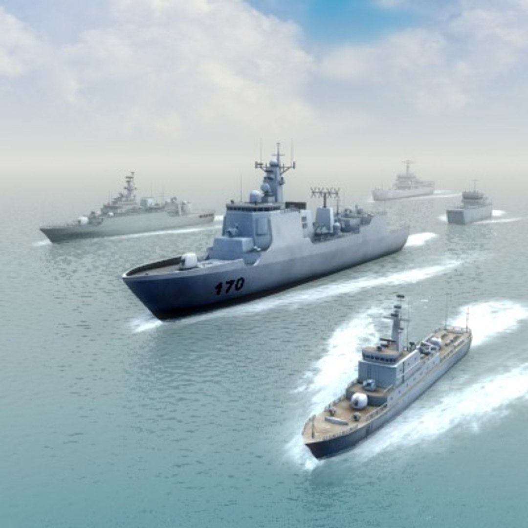 Openflight Navy Destroyer Ship 3d Model