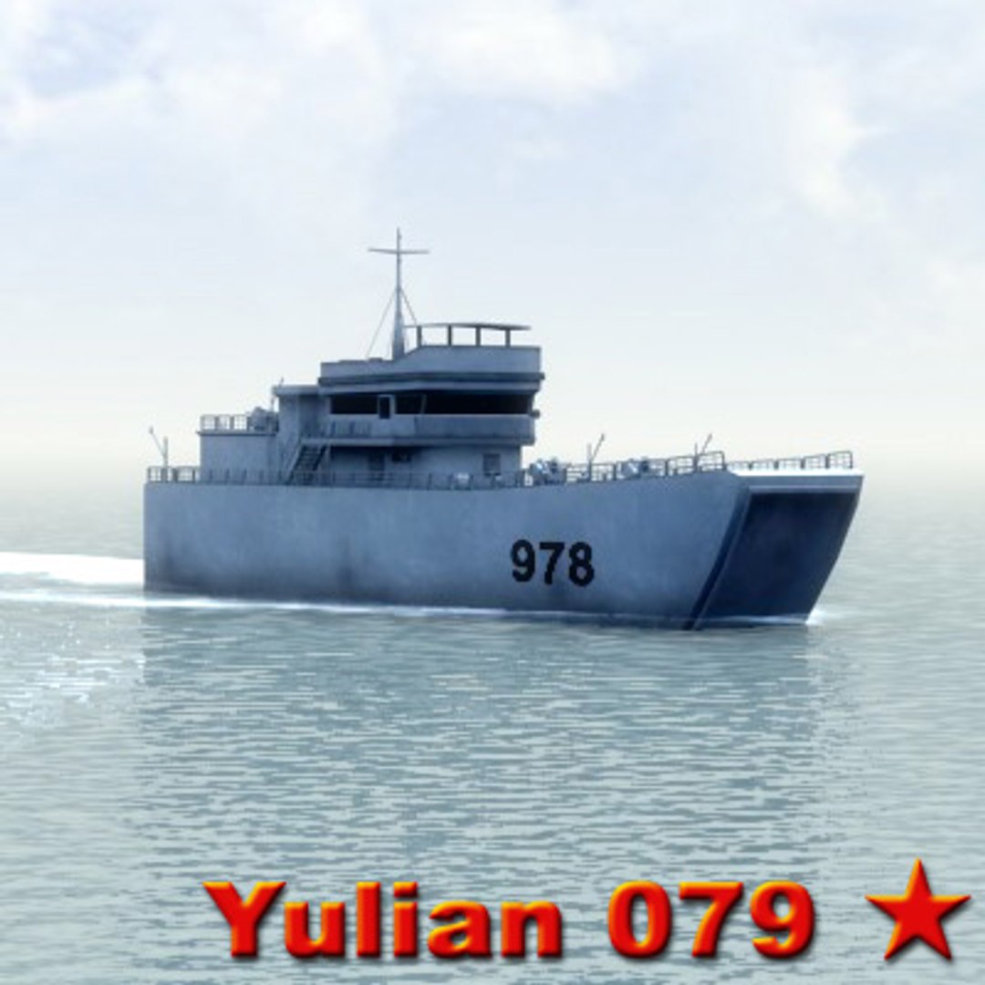 openflight navy destroyer ship 3d model