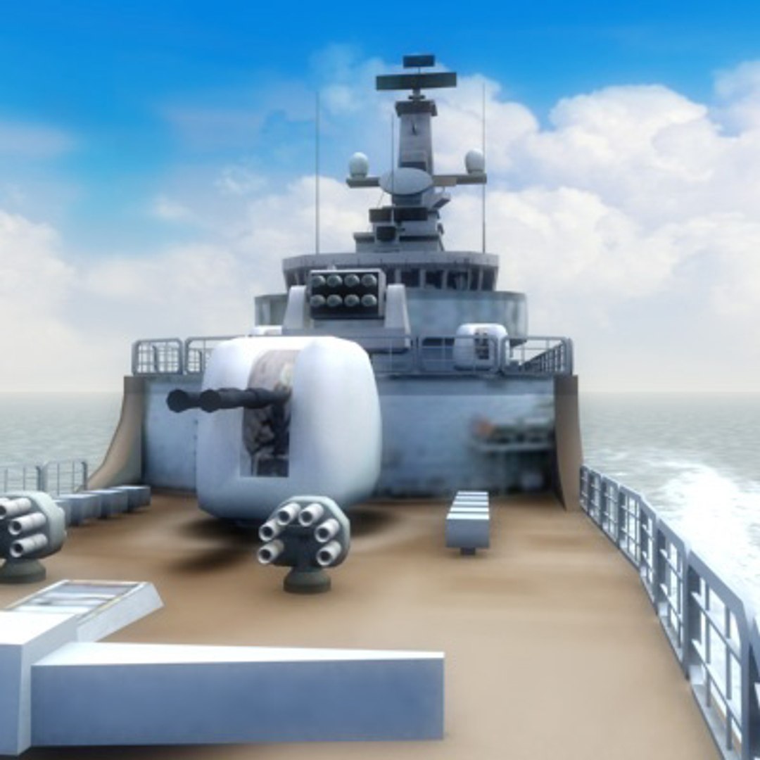 Openflight Navy Destroyer Ship 3d Model