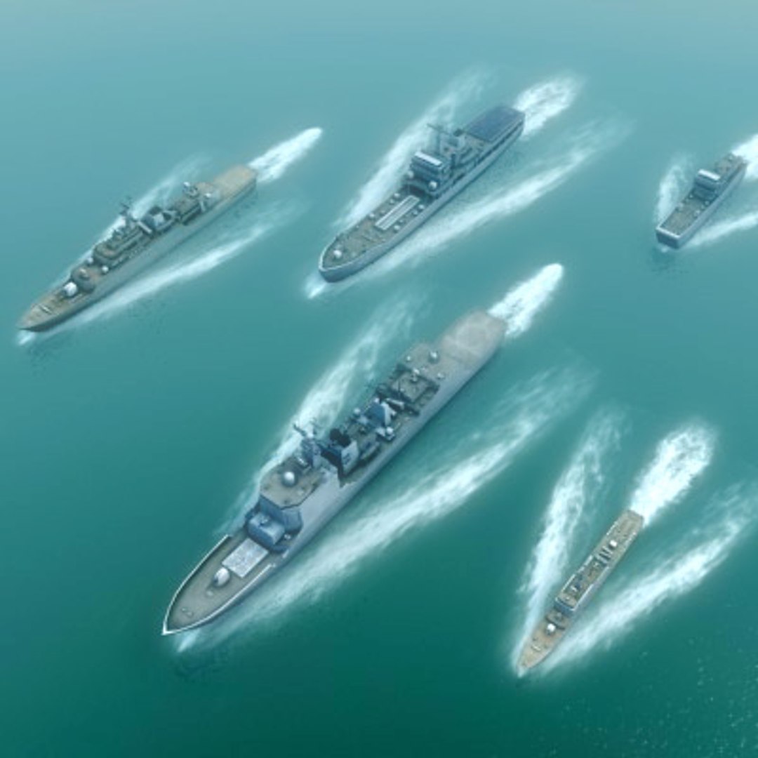 Openflight Navy Destroyer Ship 3d Model