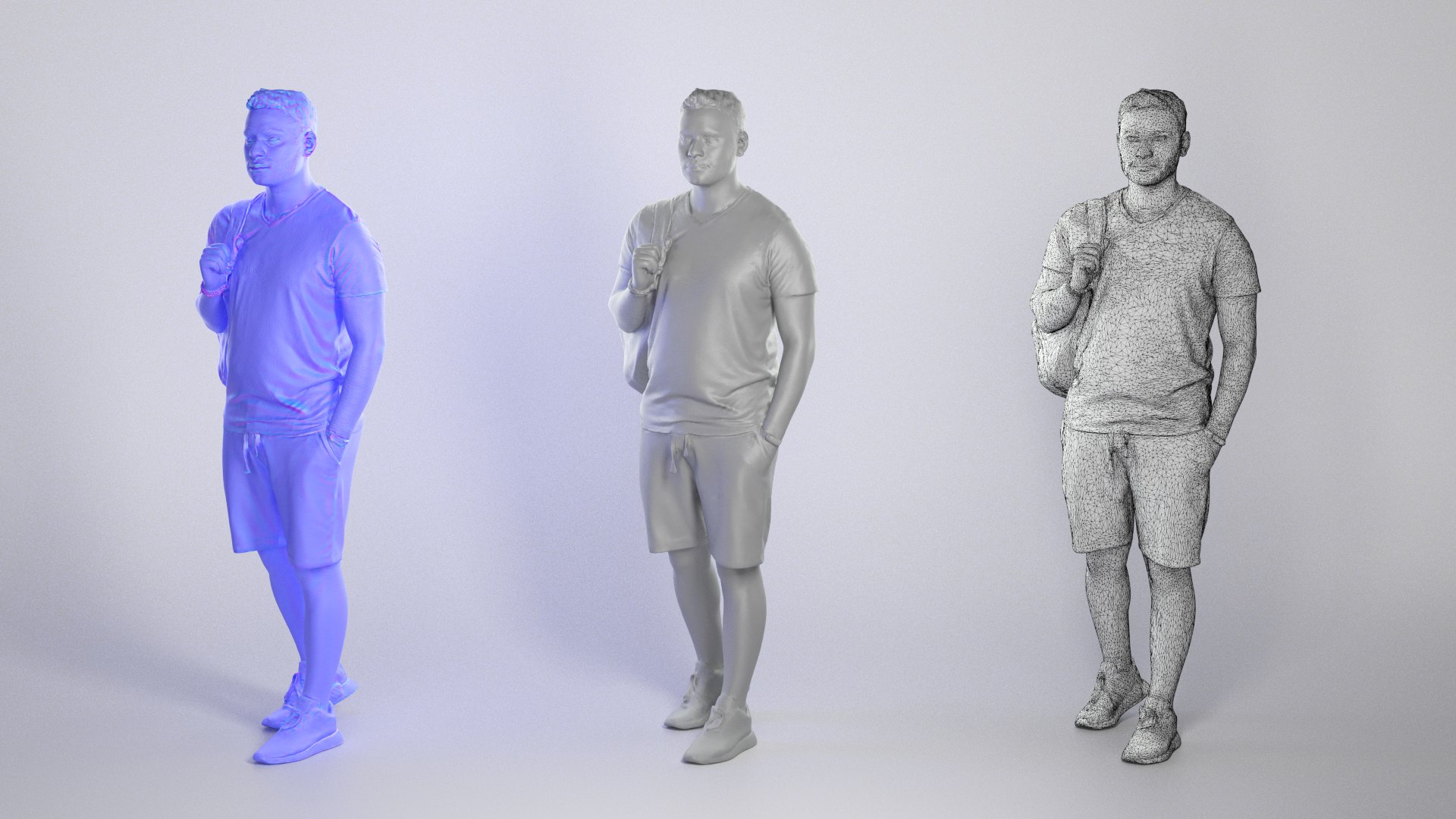 3D Man In Sports Style Standing 230 - TurboSquid 2078108
