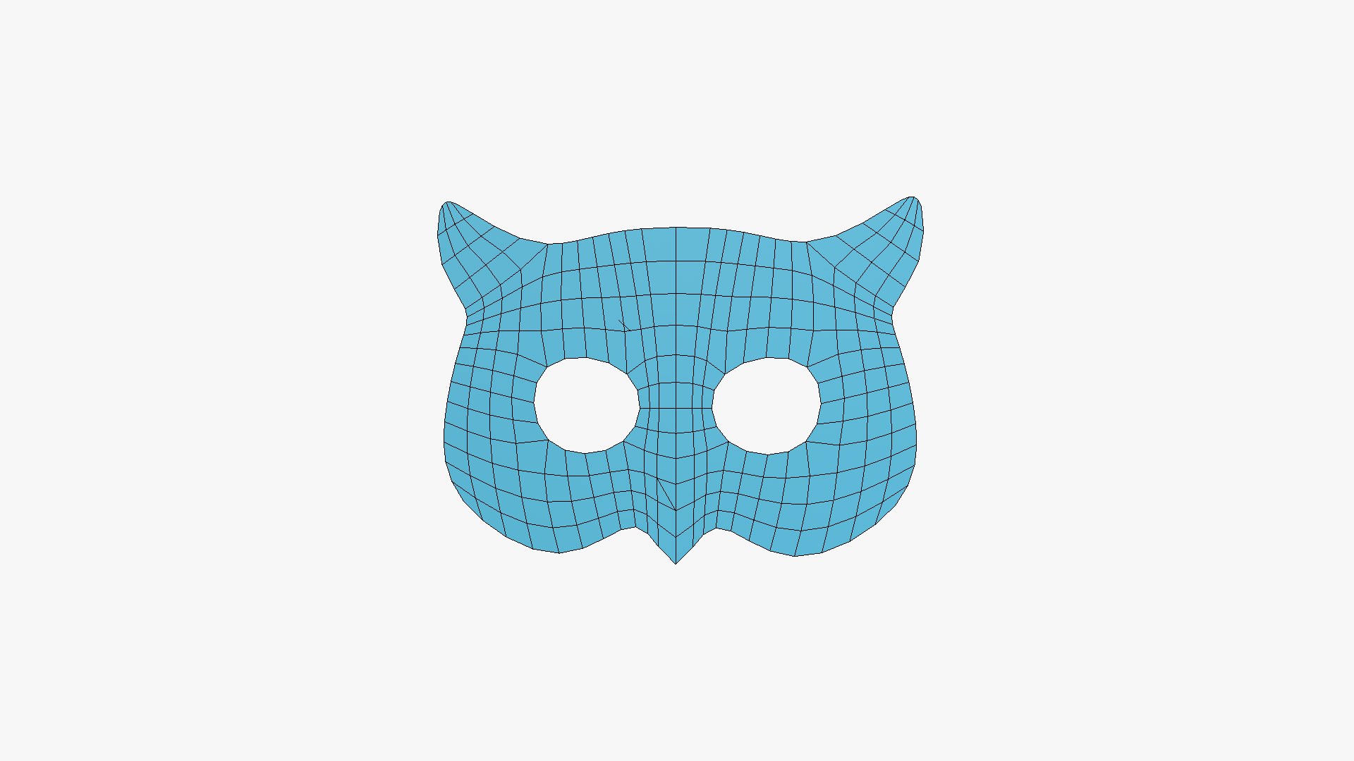 3D Owl Mask Paper 04 - Character Design Fashion Model - TurboSquid 2386348