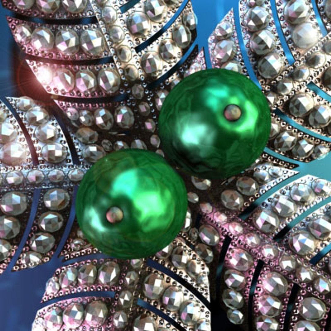 3d Ottoman Brooch Model