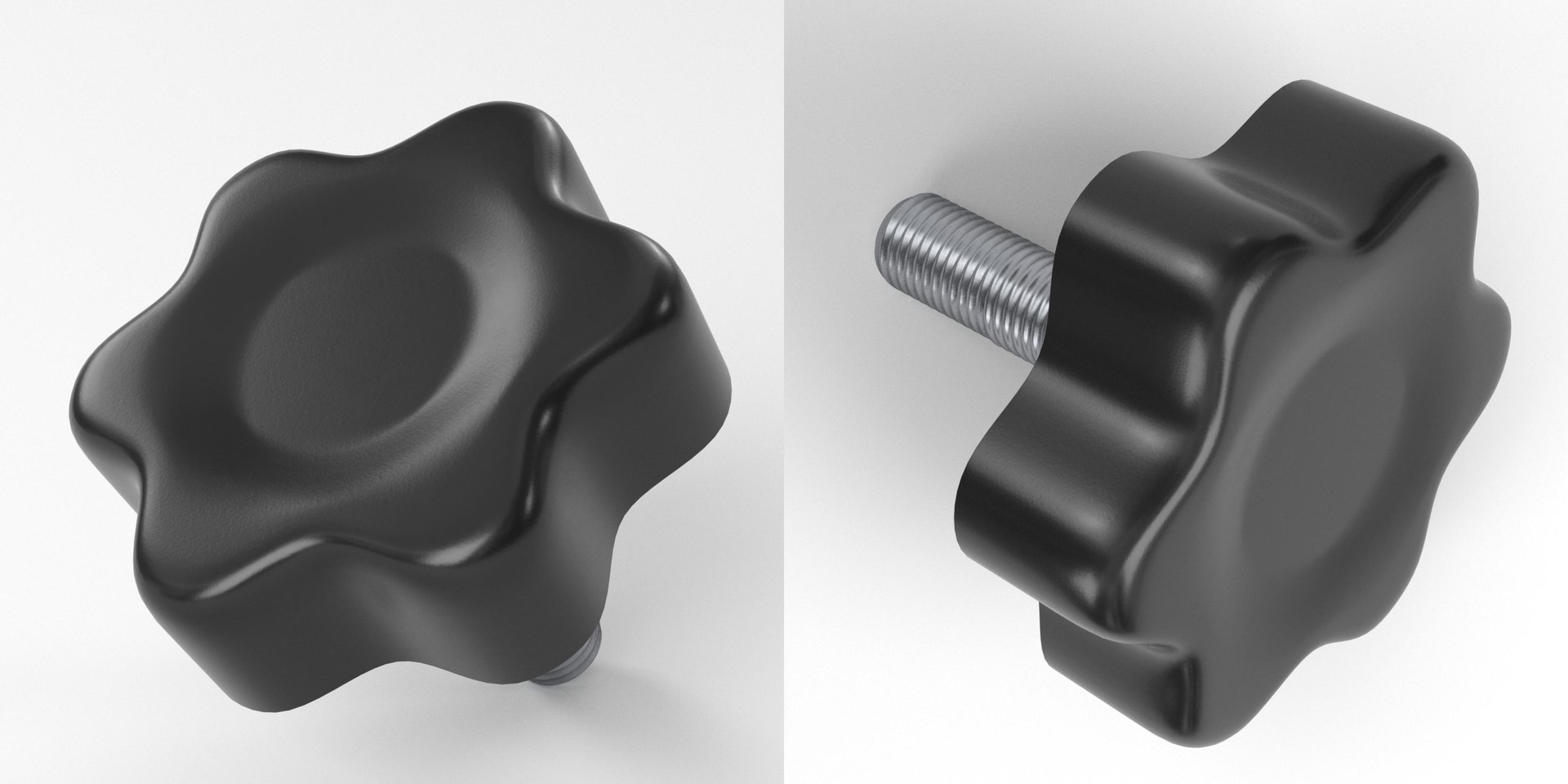 3D Model Knob With Thread 2 - TurboSquid 1891428