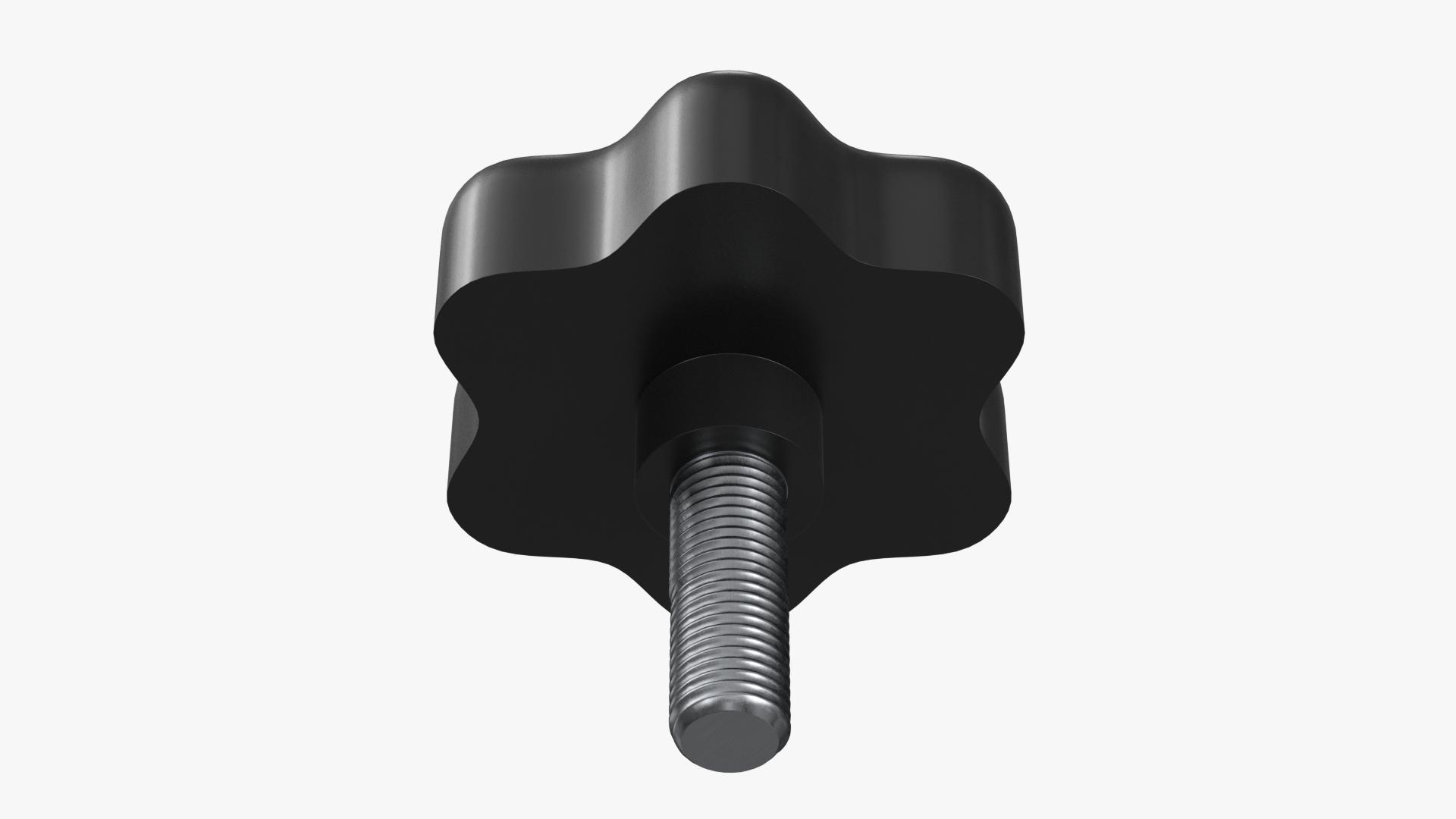 3D Model Knob With Thread 2 - TurboSquid 1891428