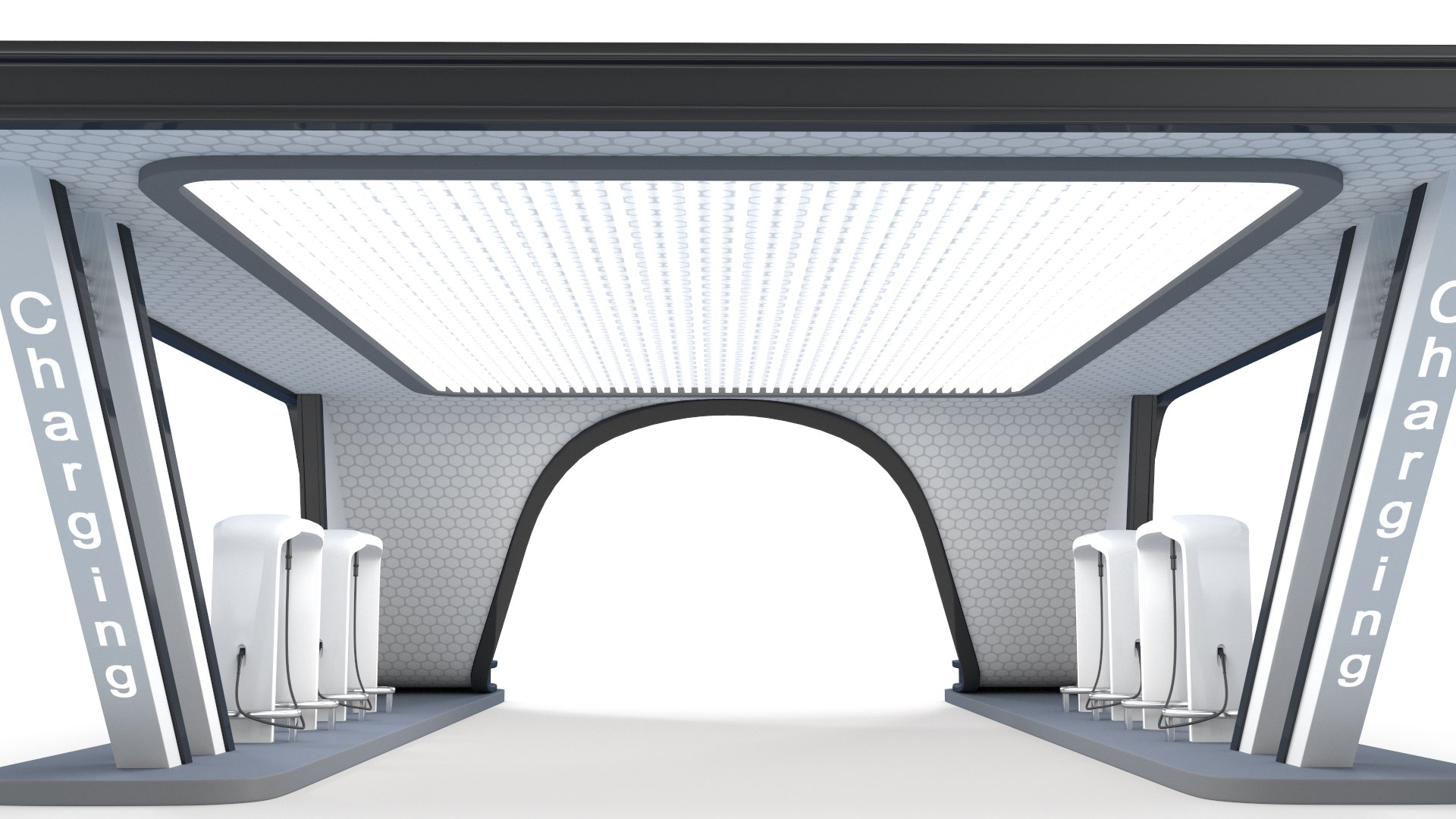 Electric Vehicle Charging model - TurboSquid 2053379