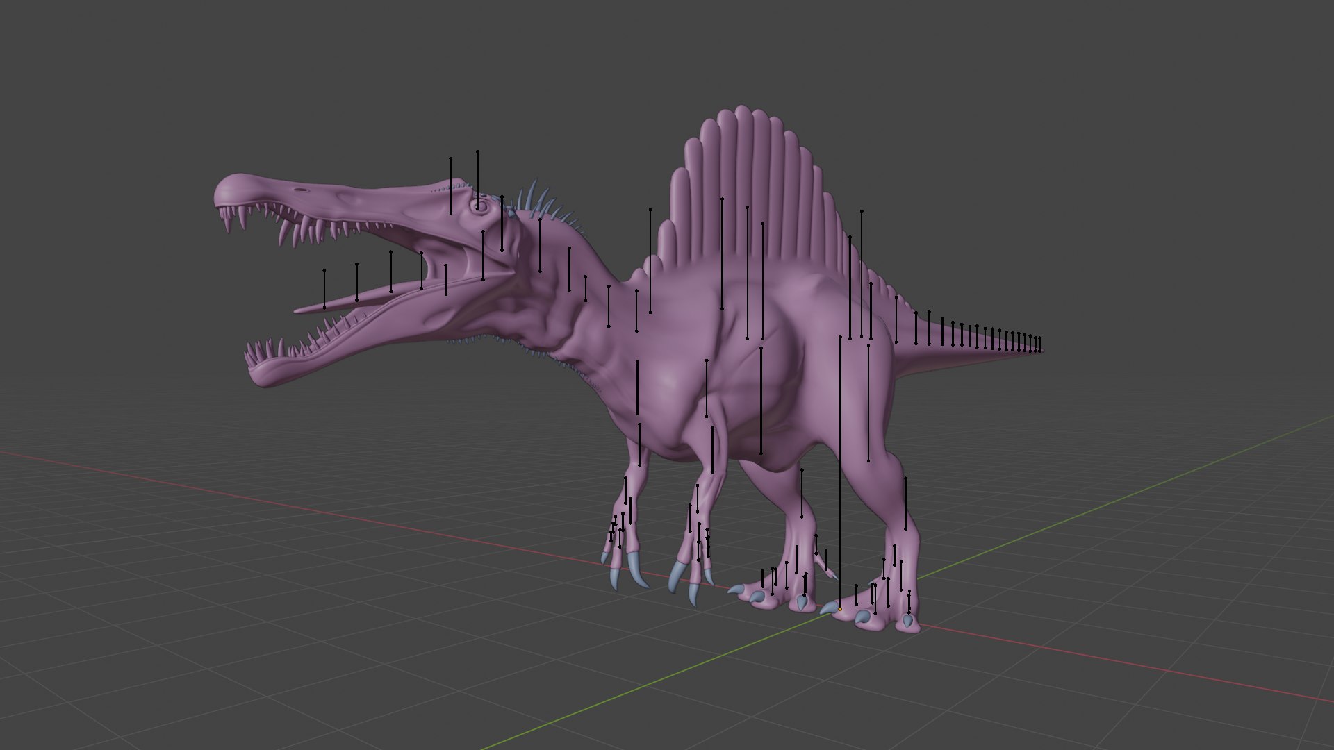 3D Spinosaurus Dinosaur Model - TurboSquid 2365903