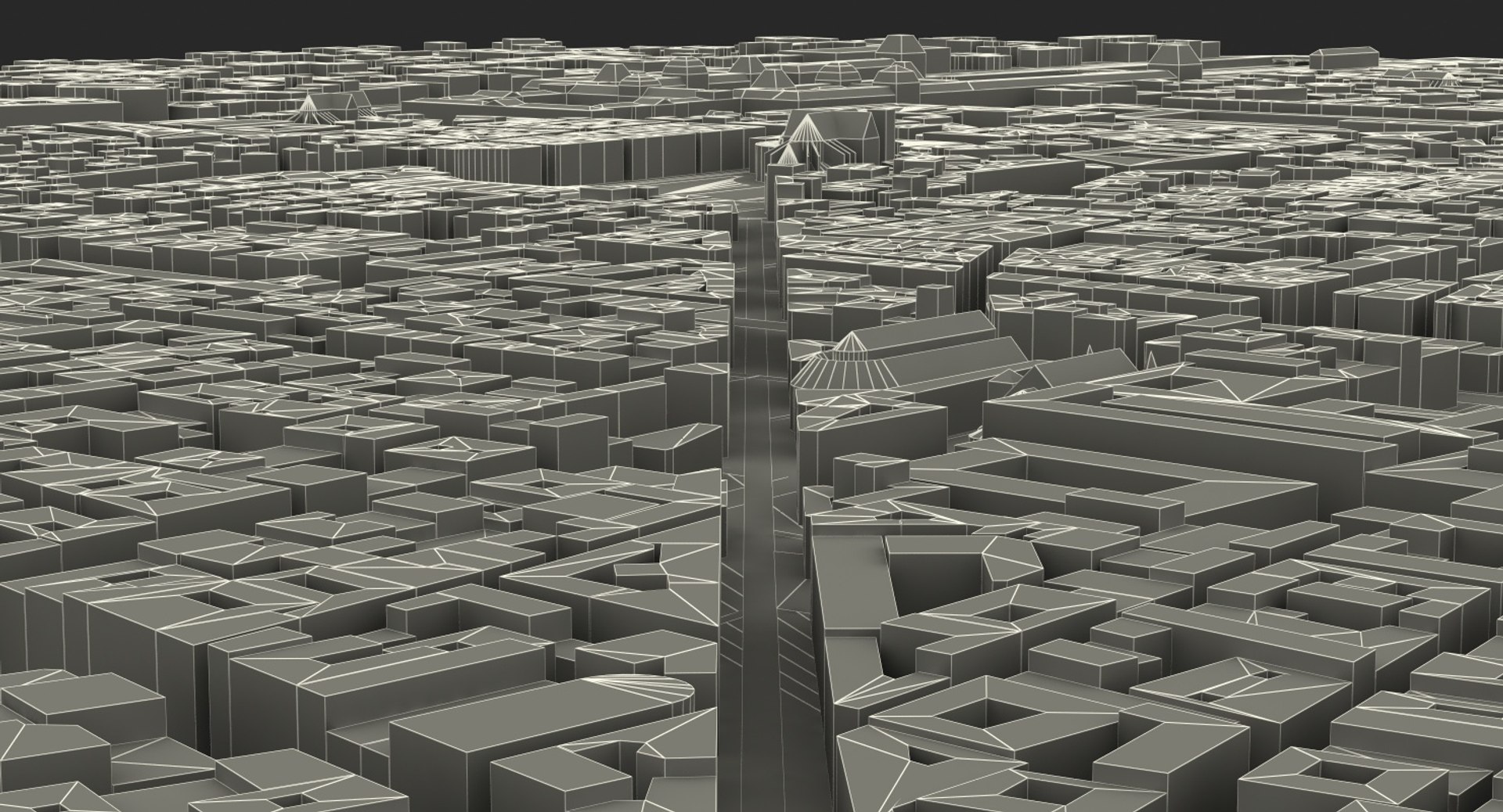 Paris Skyline 3D Model - TurboSquid 1407612