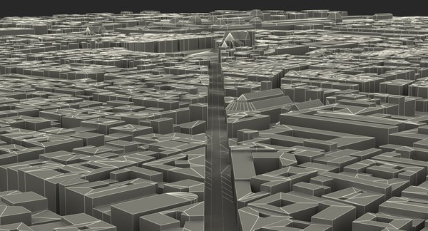 Paris skyline 3D model - TurboSquid 1407612