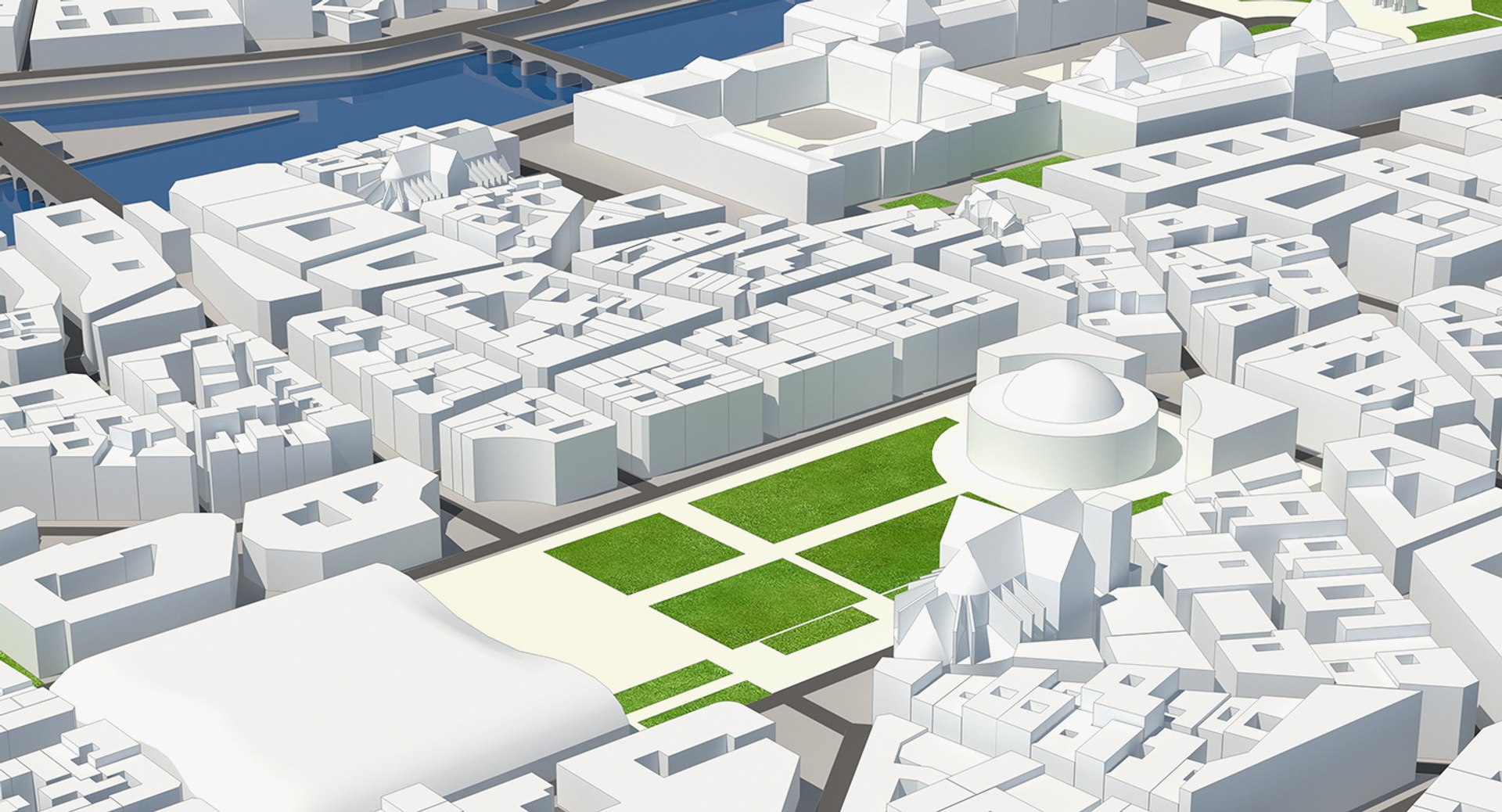 Paris Skyline 3D Model - TurboSquid 1407612