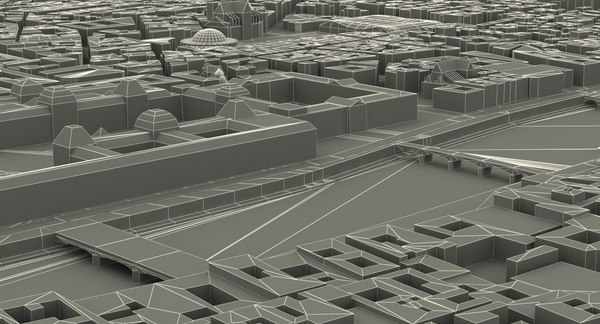 Paris skyline 3D model - TurboSquid 1407612