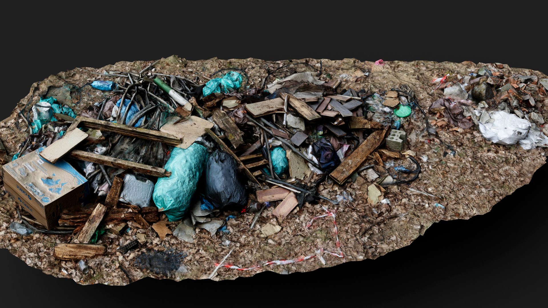 3D Model Garbage Pile Mixed Trash PBR Photogrammetry - TurboSquid 2390173