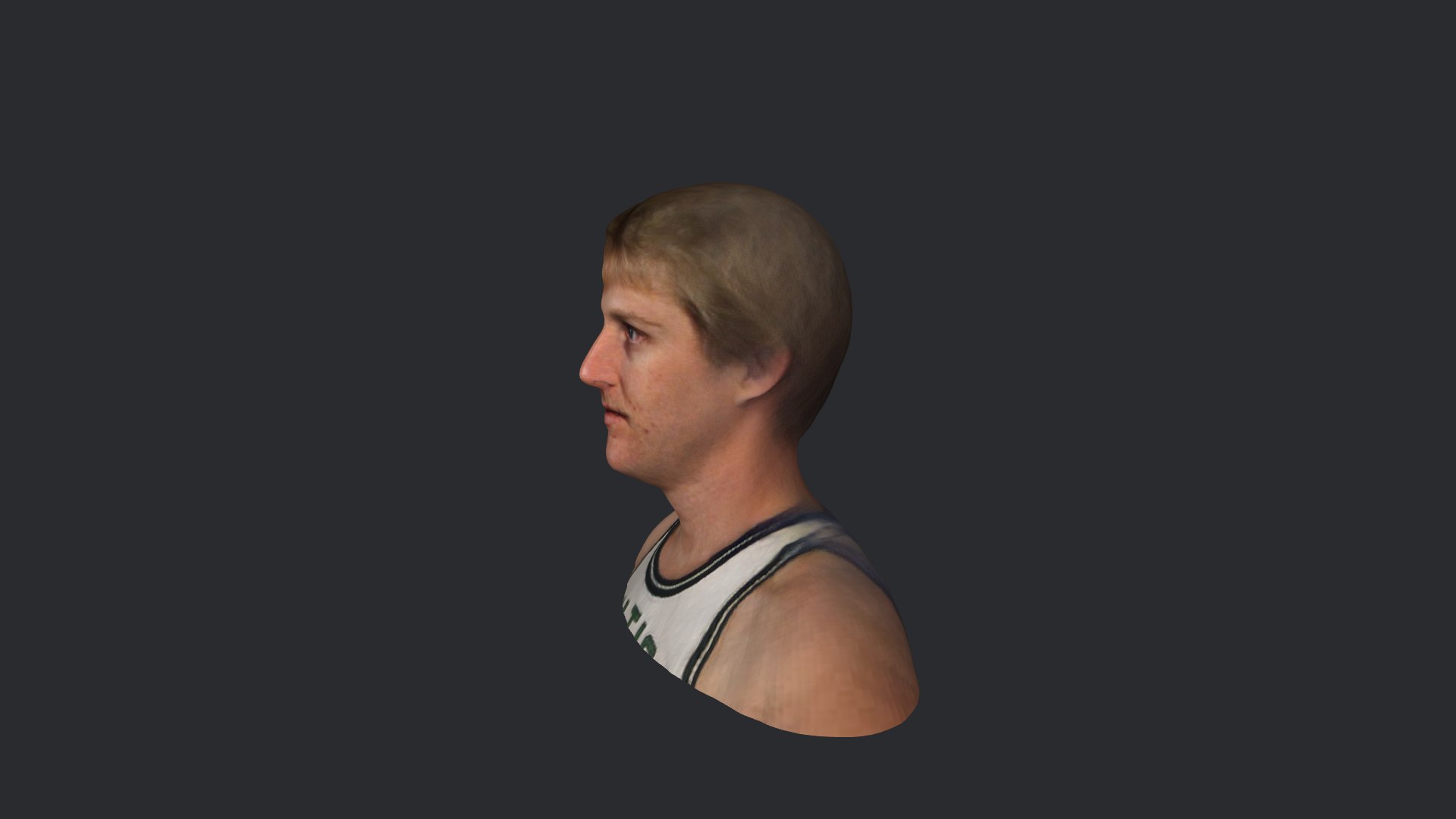 Larry Bird- Realistic Bust Head Ready 3d Model 3D - TurboSquid 2235164