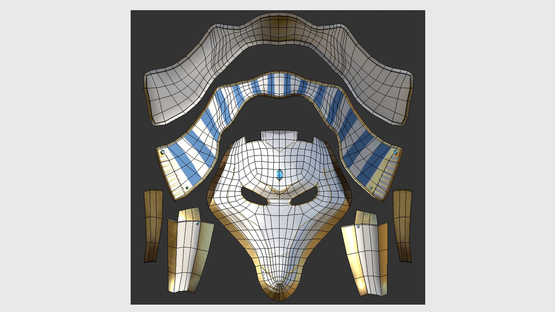 3D Seth Mask A06 - Egyptian Gods Character Clothing - TurboSquid 2238104