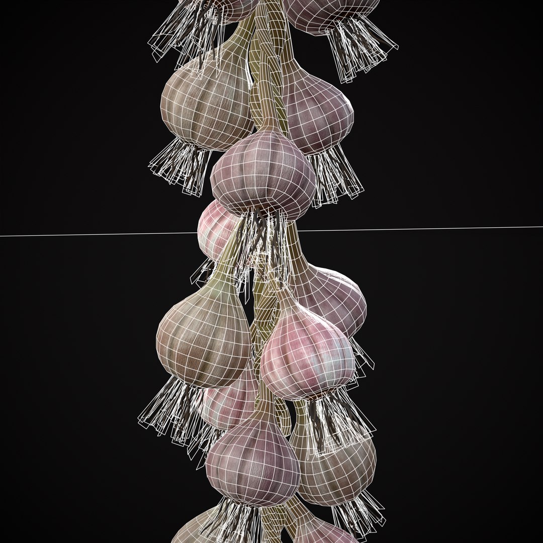 3D Hanging Garlic - TurboSquid 2202917