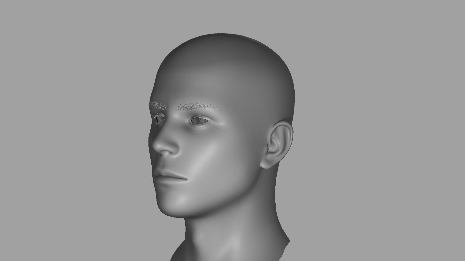 Man Head 3D - TurboSquid 1672197