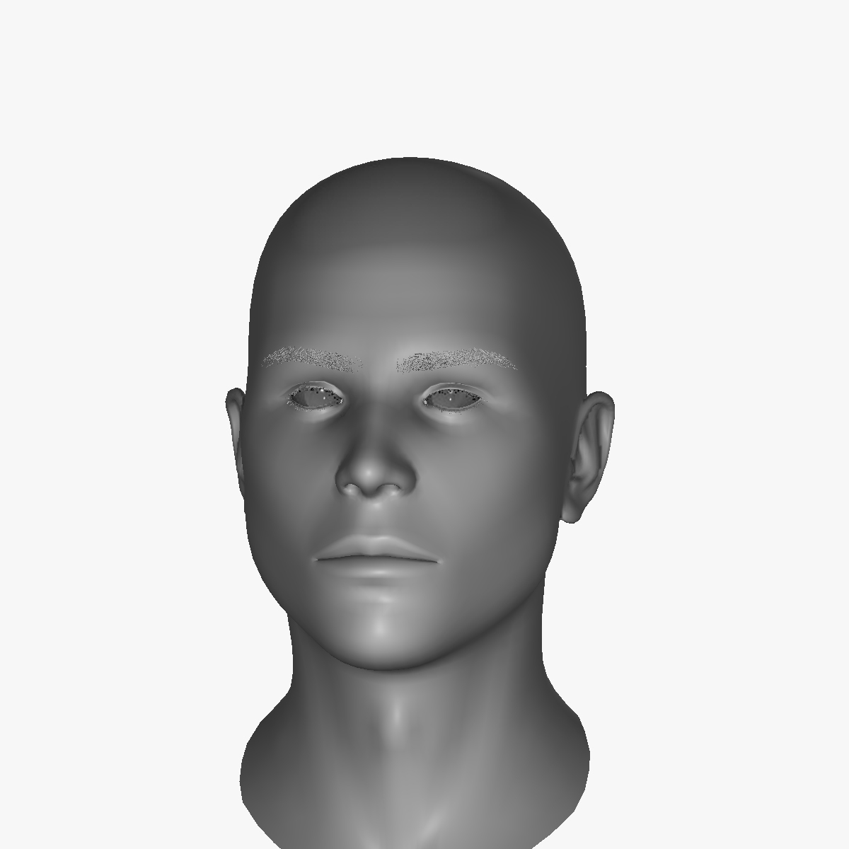 Man head 3D - TurboSquid 1672197