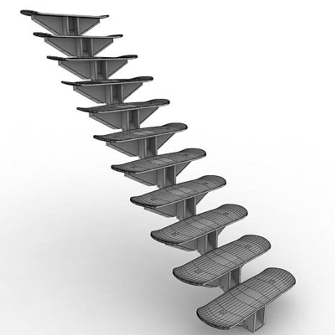 Stairs Staircase 3d Max