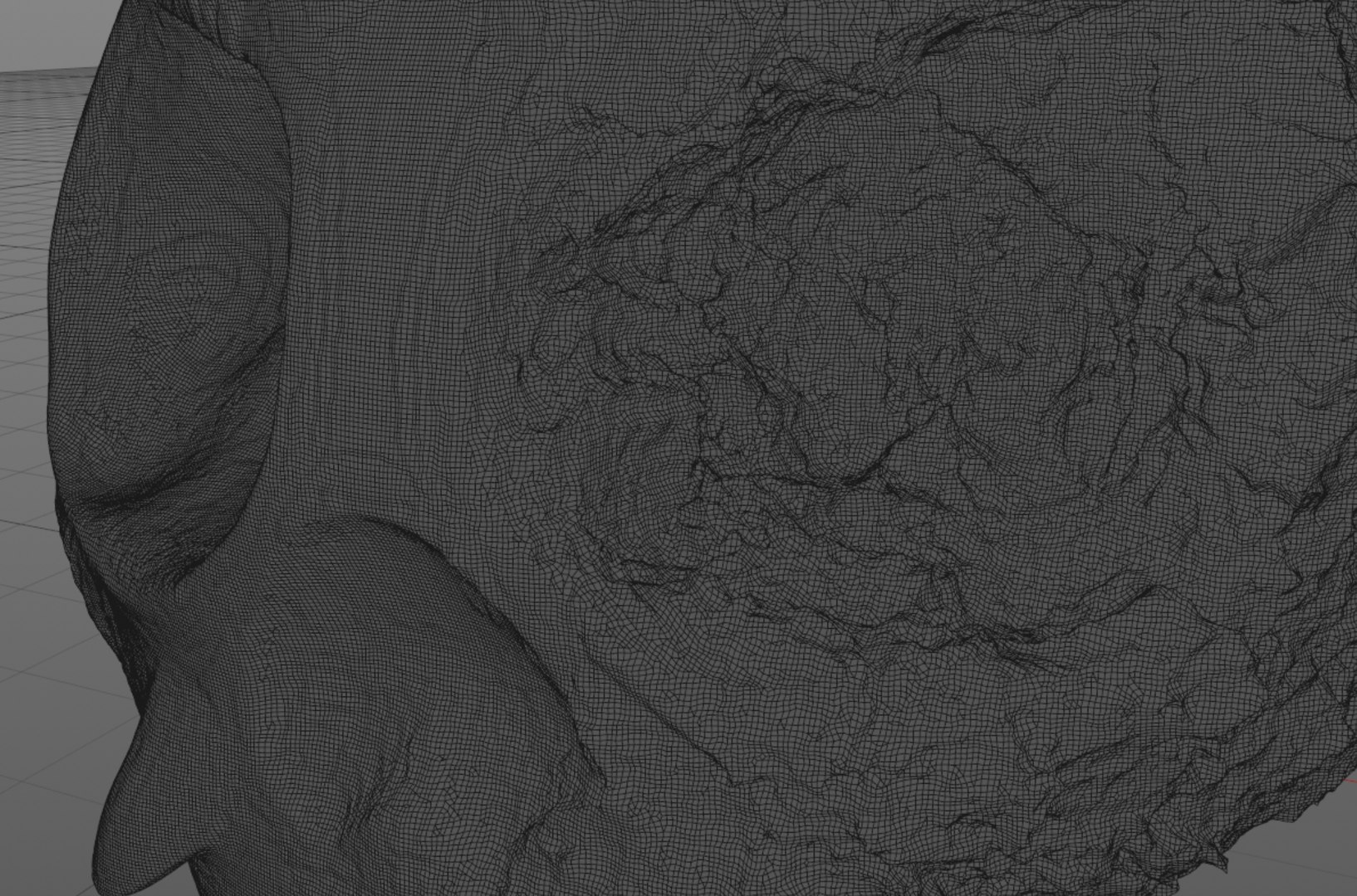 Fictional Burnt Monster Skull With Scar On The Eye 3D Model ...