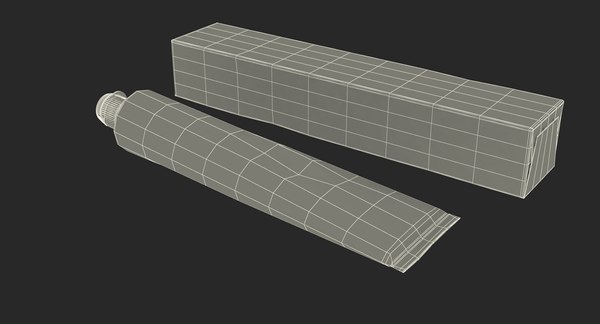 Colgate toothpaste box tube model - TurboSquid 1341311