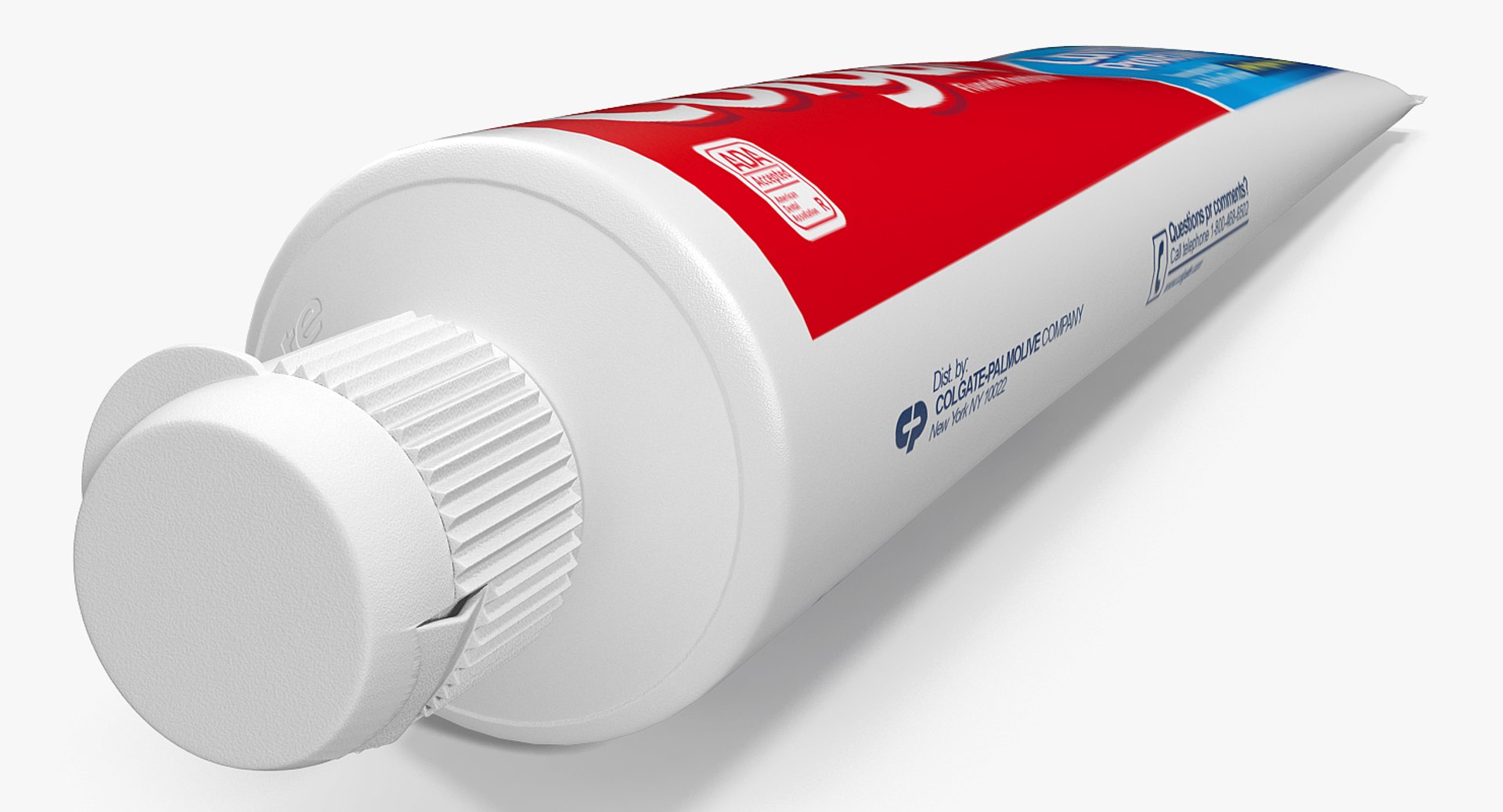 Colgate Toothpaste Box Tube Model - TurboSquid 1341311