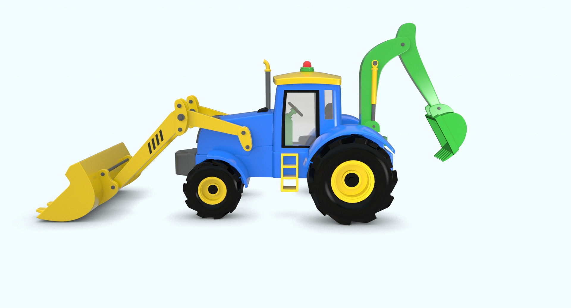 3D Toy Backhoe - TurboSquid 1165898