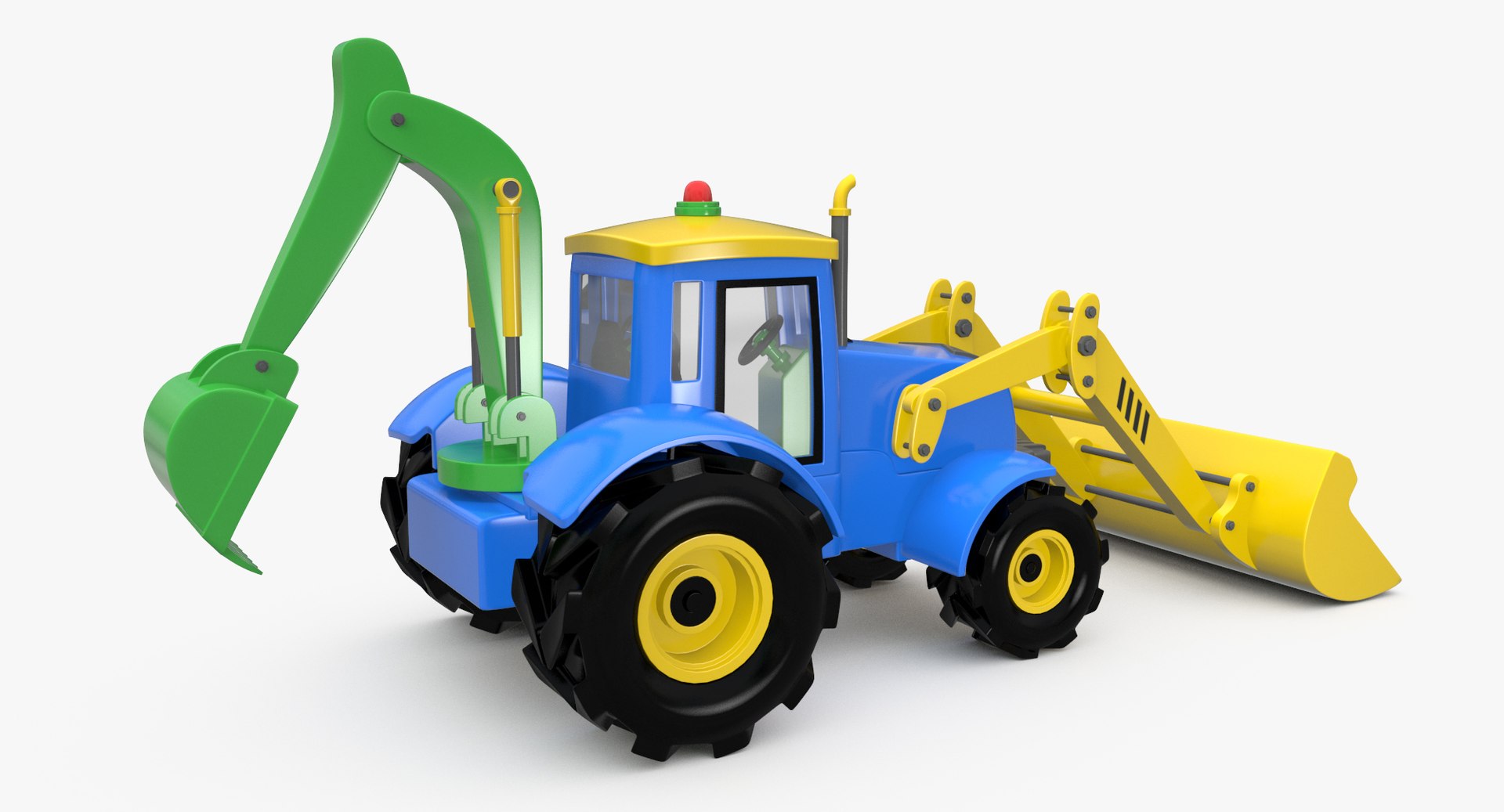 3D Toy Backhoe - TurboSquid 1165898