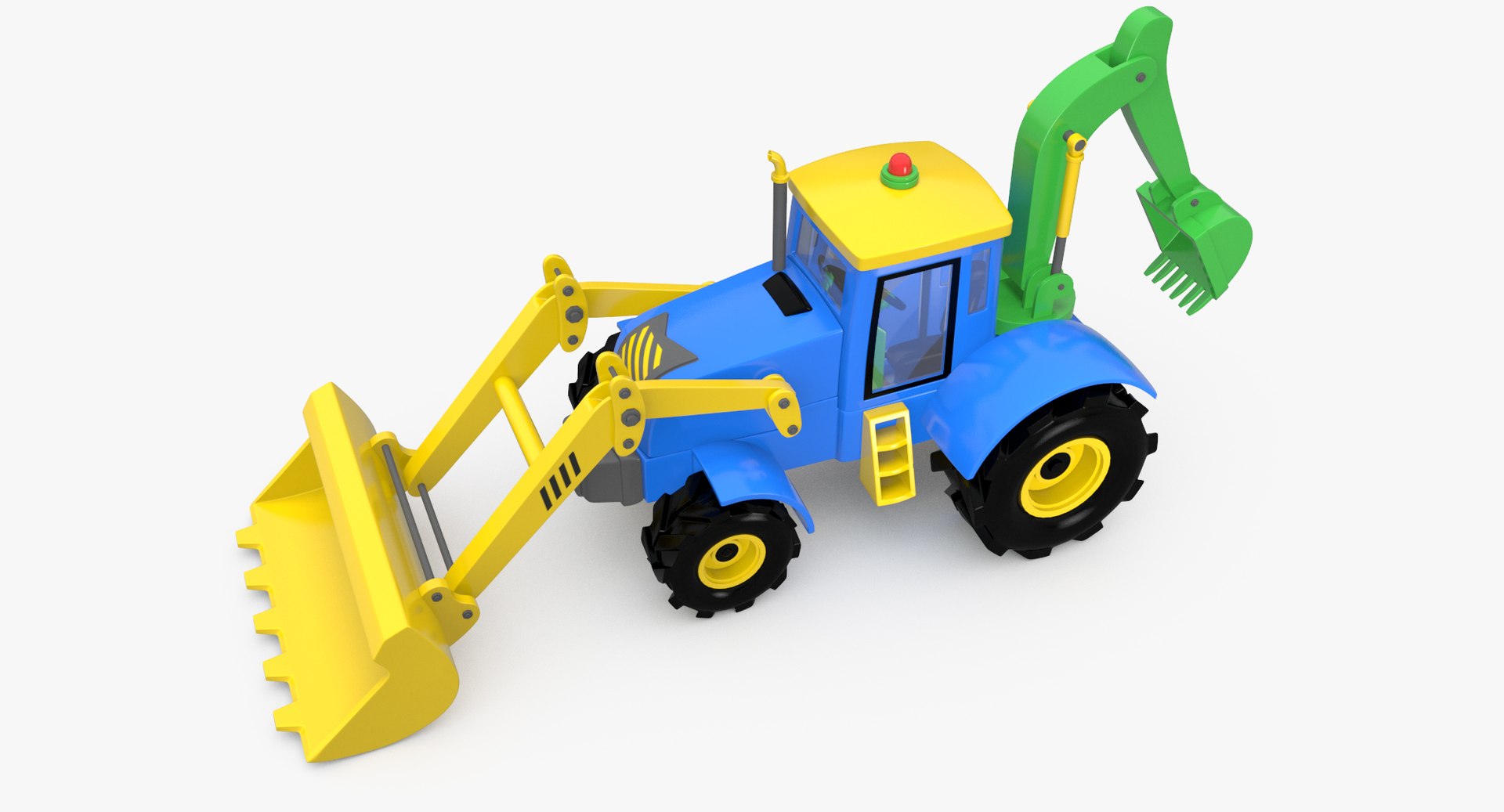 3D Toy Backhoe - TurboSquid 1165898