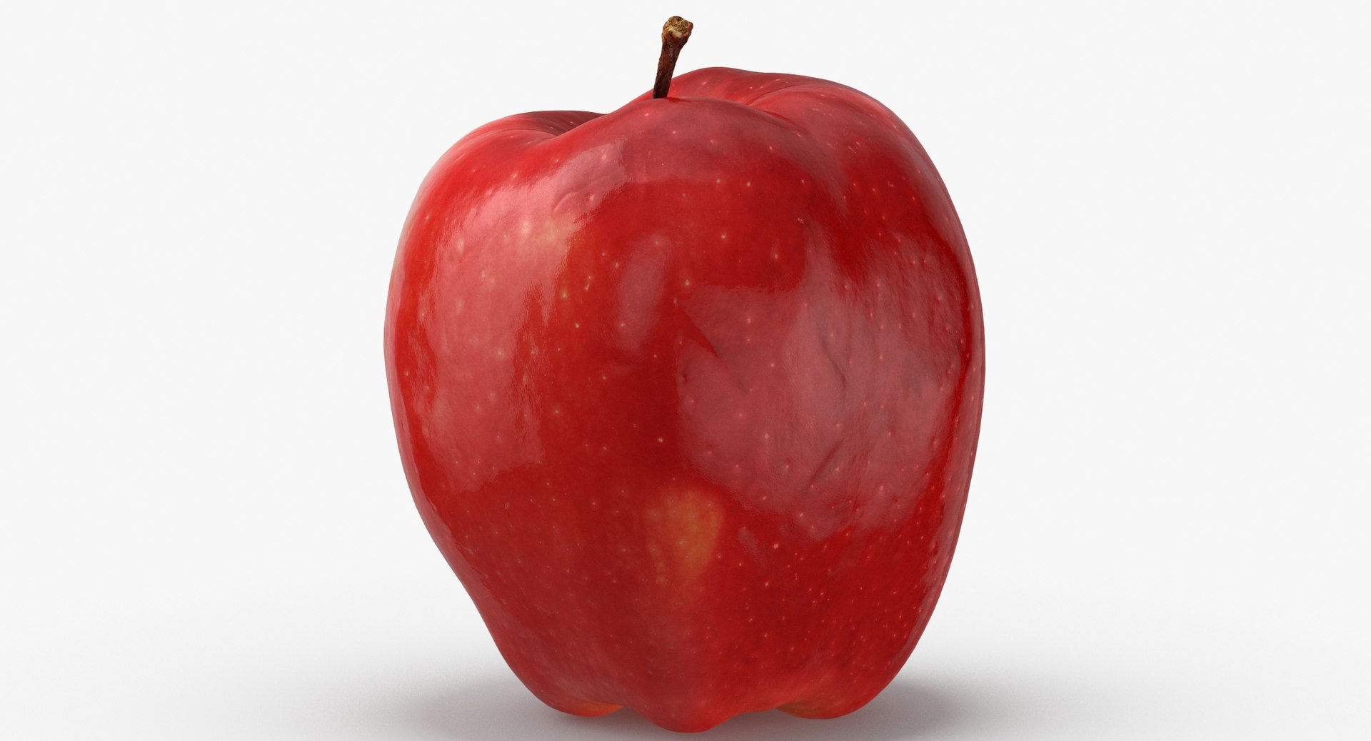 Red chief apples 02 3D model - TurboSquid 1467809