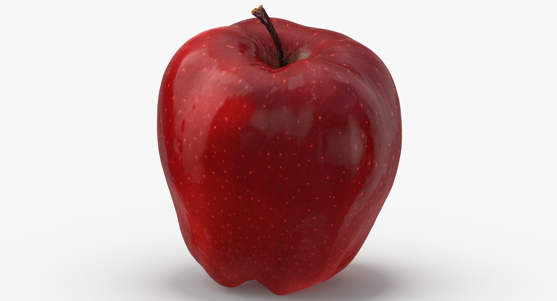Red chief apples 02 3D model - TurboSquid 1467809