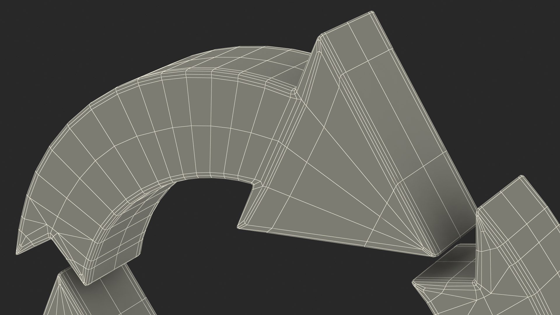 3D circular arrows symbol - TurboSquid 1693766