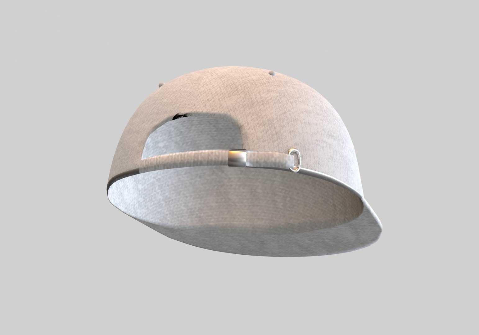 White Stylistic Cap Model - TurboSquid 1893219