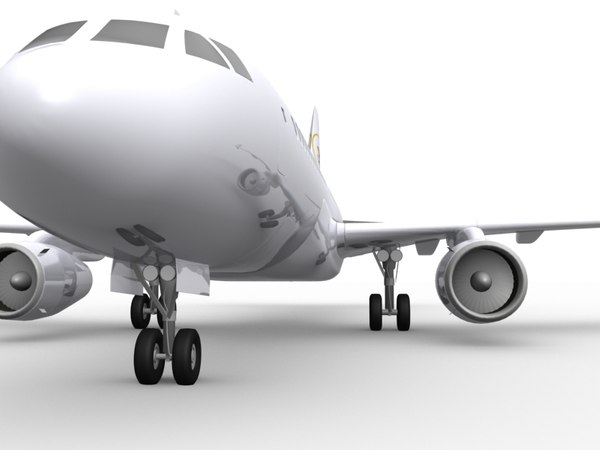 3ds max airbus 320 5 plane