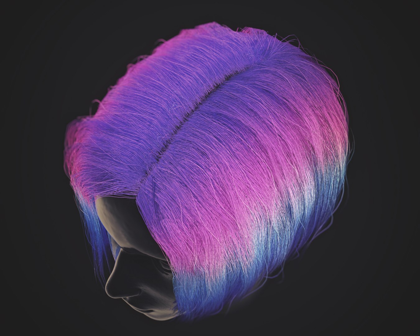 RealTime Kare Hairstyle 1 Color 4 3D Model - TurboSquid 1923913