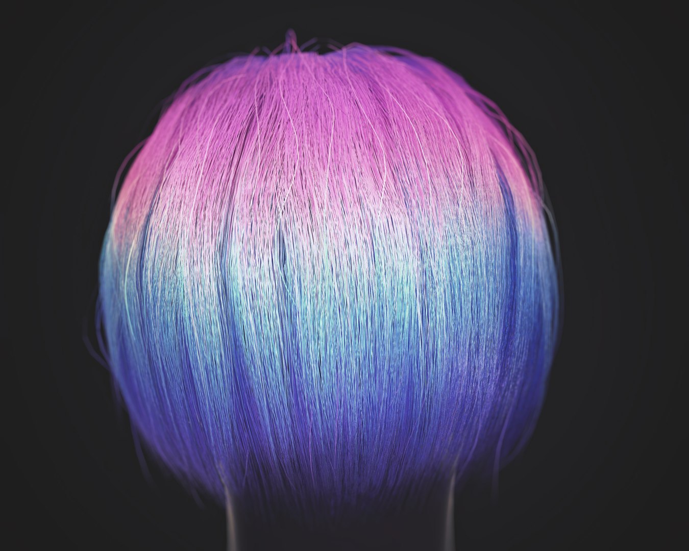 RealTime Kare Hairstyle 1 Color 4 3D Model - TurboSquid 1923913