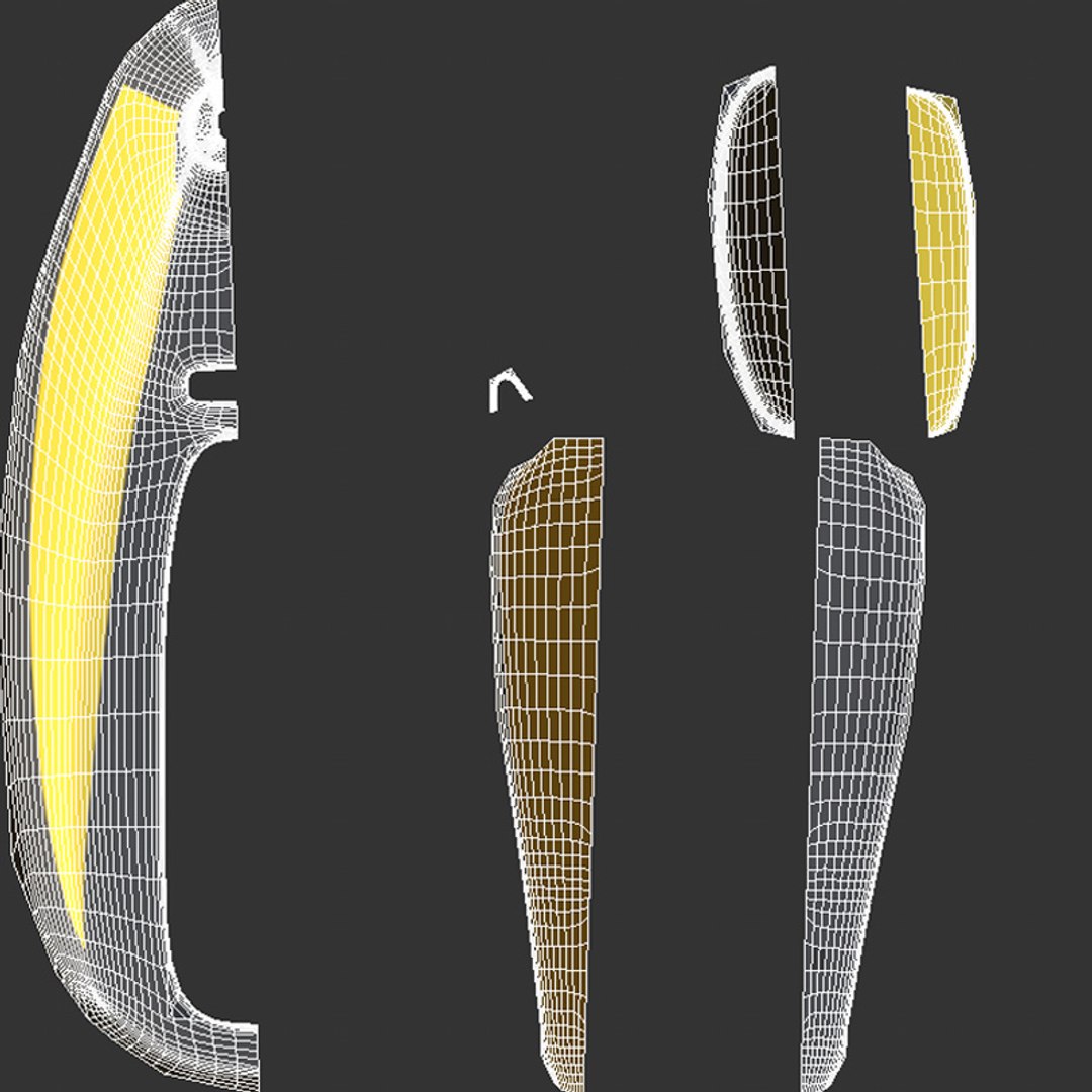 Dive Flippers Yellow 3D Model - TurboSquid 2150989