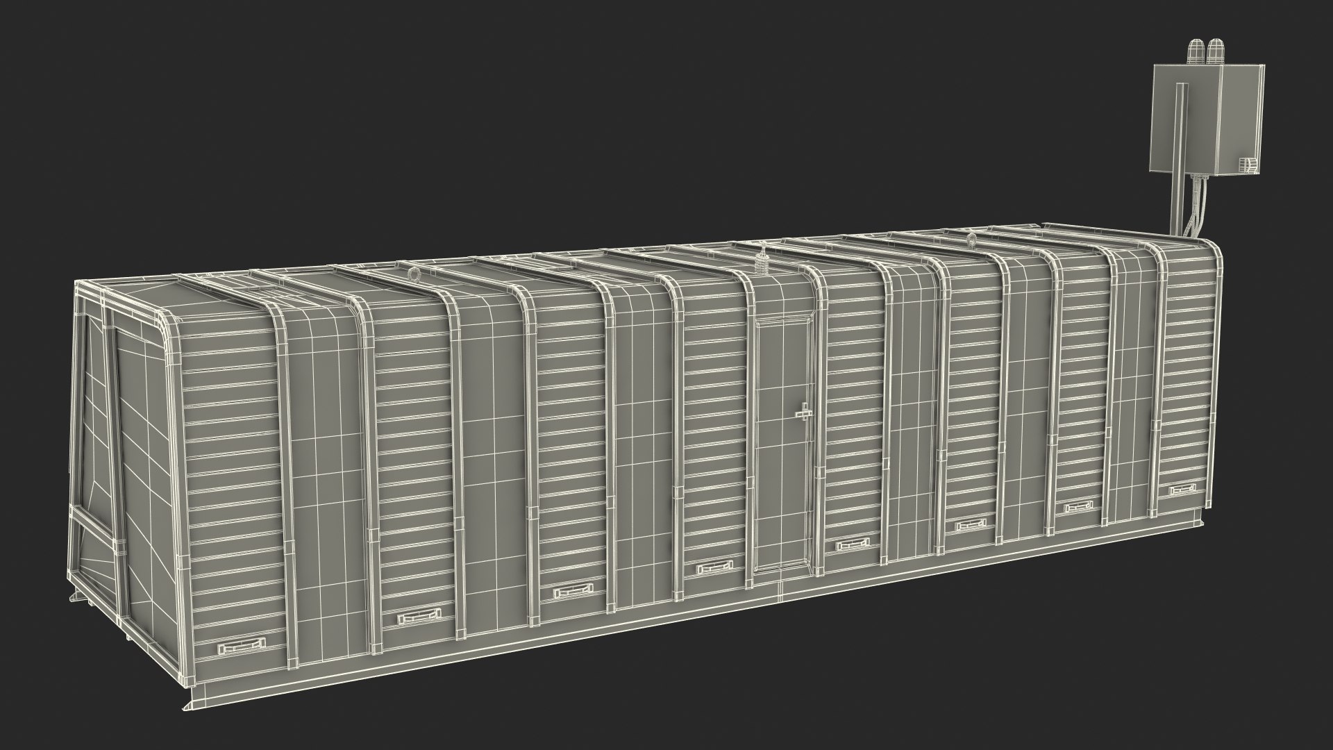 Greyhound Racing Starting Boxes 8 Doors 3D - TurboSquid 1941677