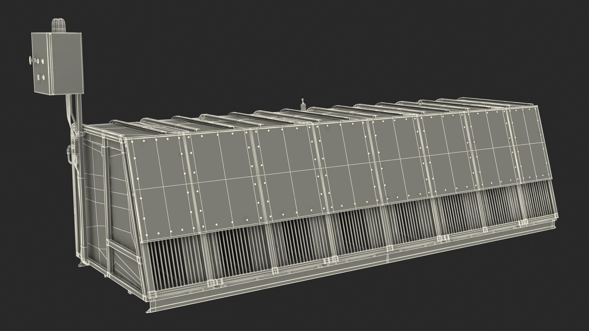 Greyhound Racing Starting Boxes 8 Doors 3D - TurboSquid 1941677