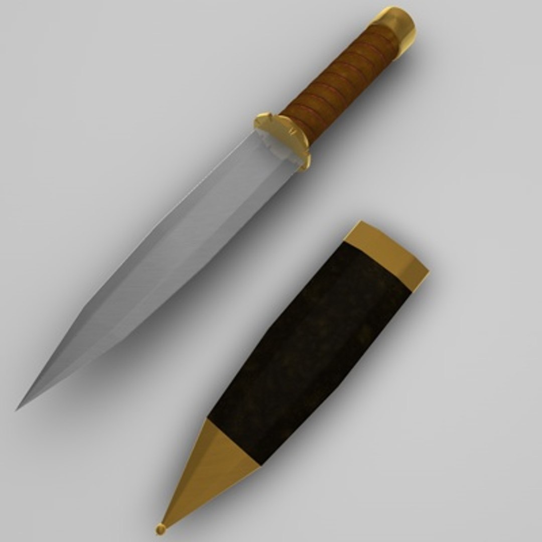 3d Model Dagger