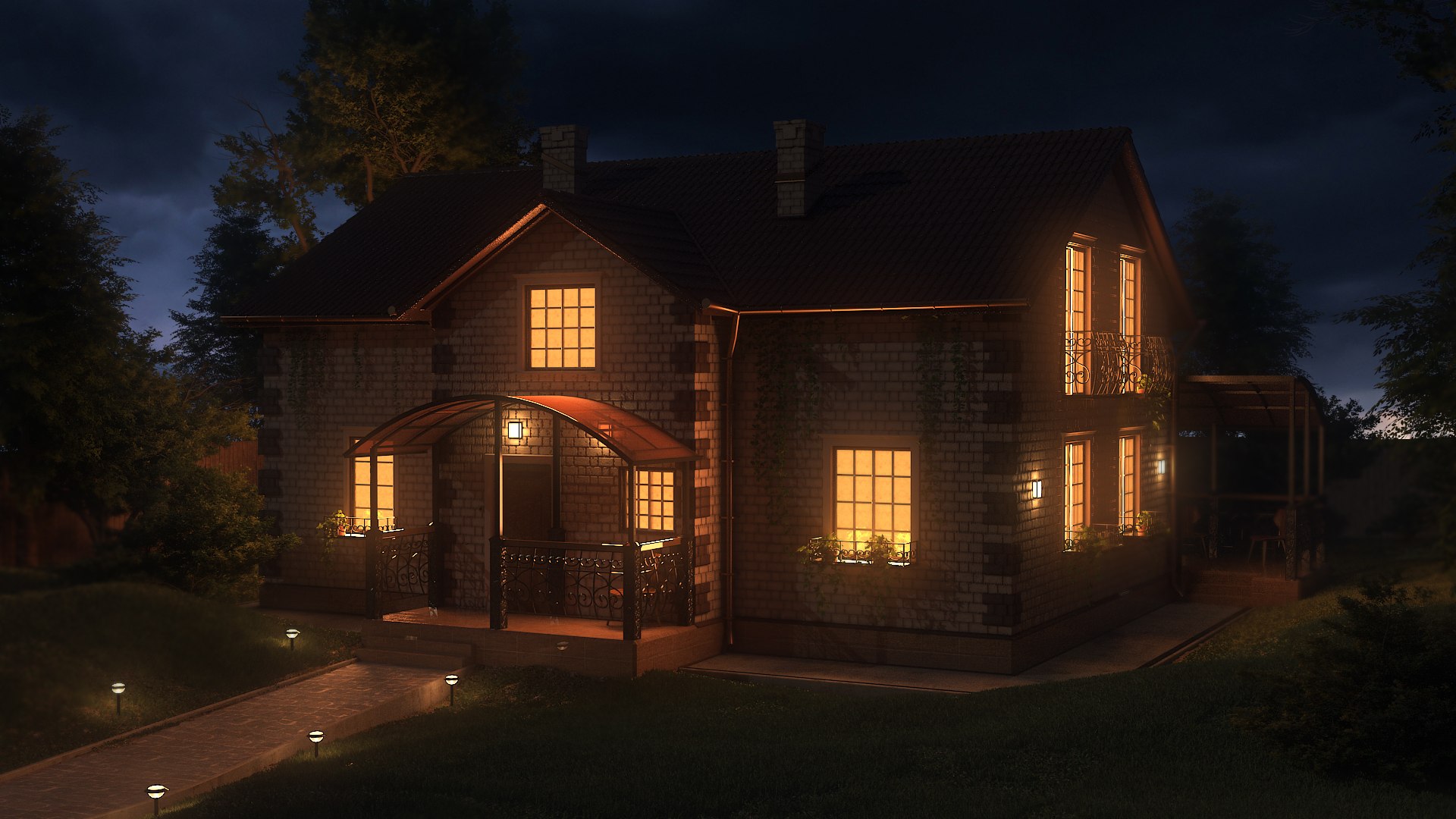 V-ray Trees 3D Model - TurboSquid 1335805