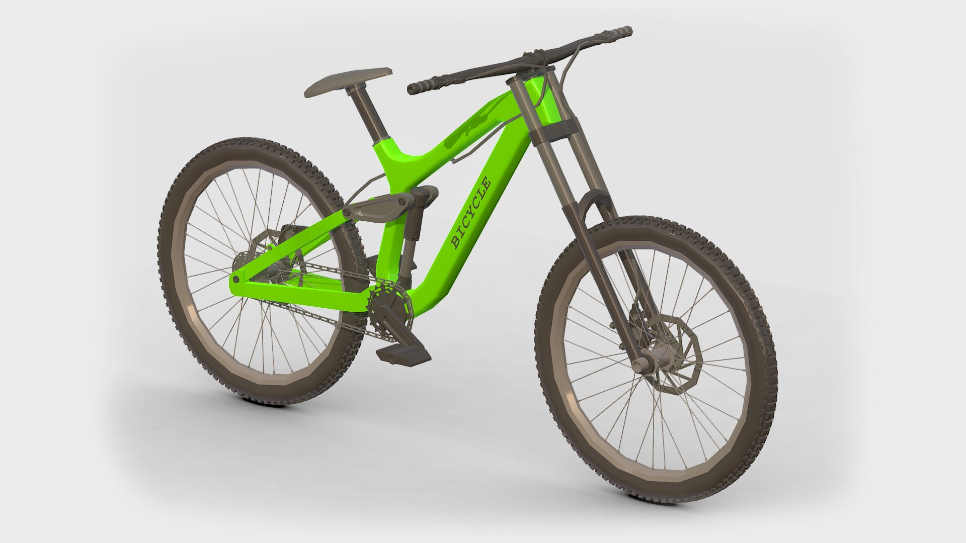 Bicycle Pack Low-poly 3D Model - TurboSquid 2082825