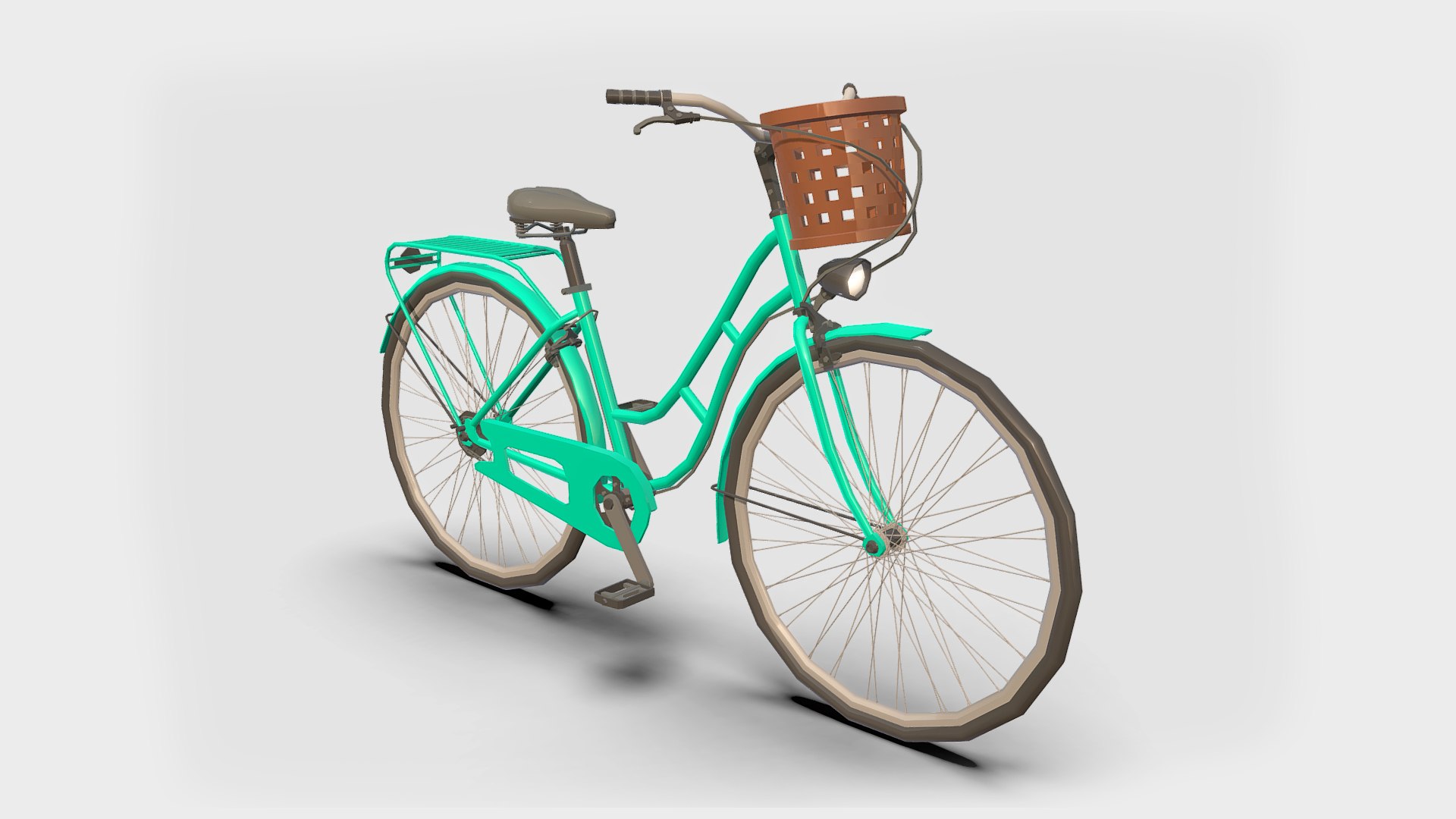Bicycle Pack Low-poly 3D Model - TurboSquid 2082825
