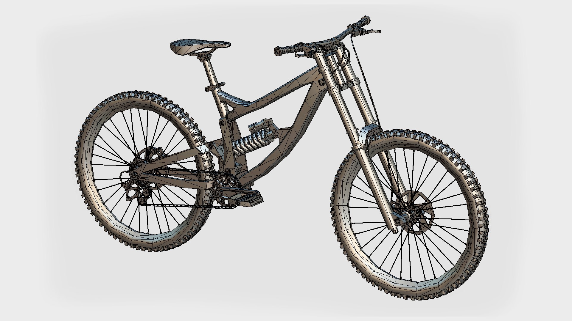 Bicycle Pack Low-poly 3D Model - TurboSquid 2082825