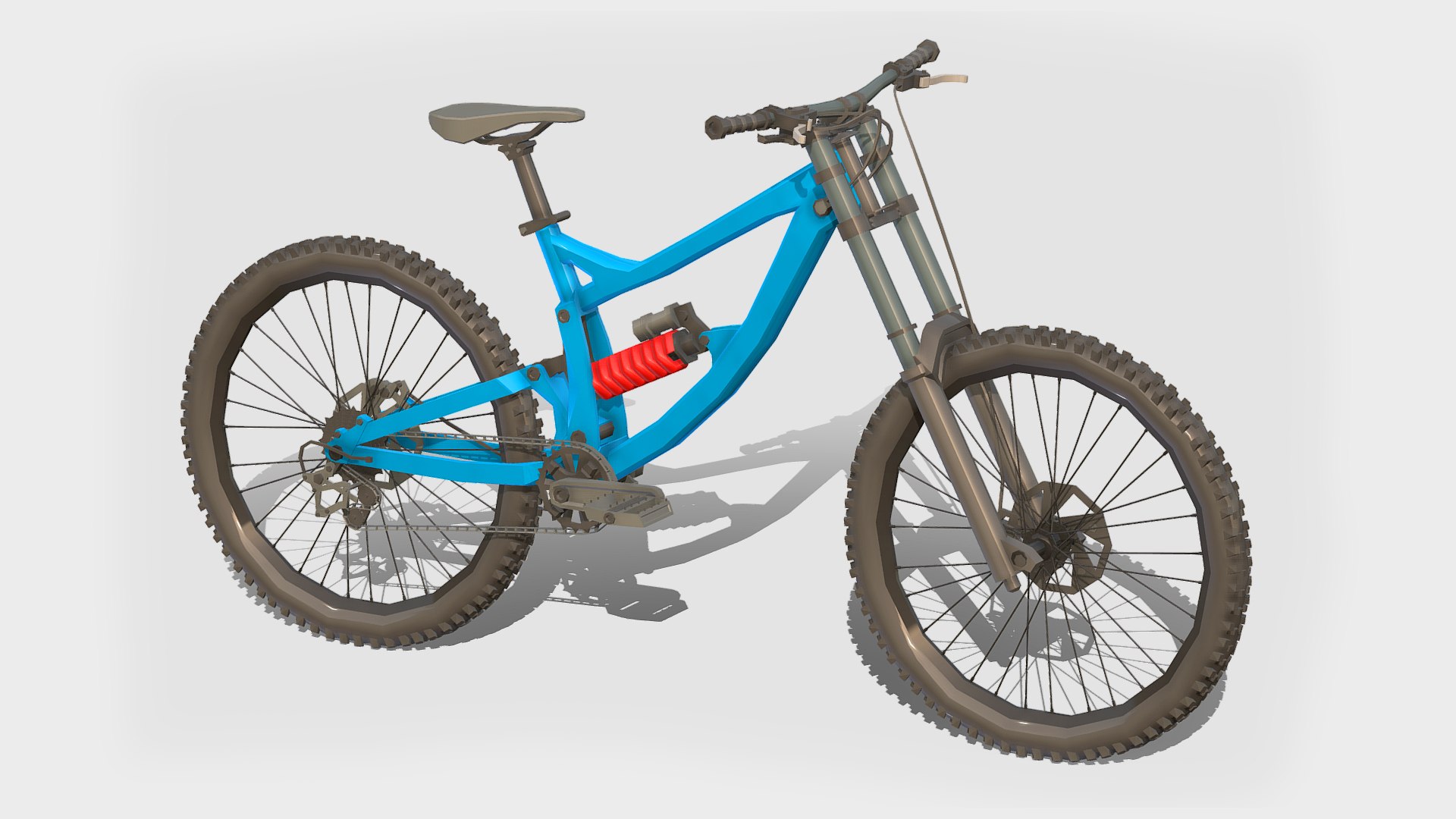 Bicycle Pack Low-poly 3D Model - TurboSquid 2082825