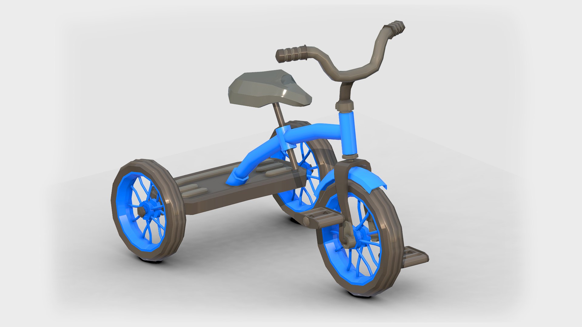 Bicycle Pack Low-poly 3D Model - TurboSquid 2082825